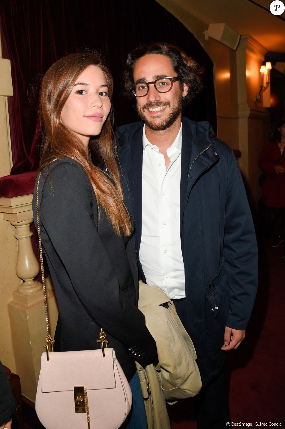 Thomas Hollande et sa compagne Emilie Broussouloux à la générale de la ...