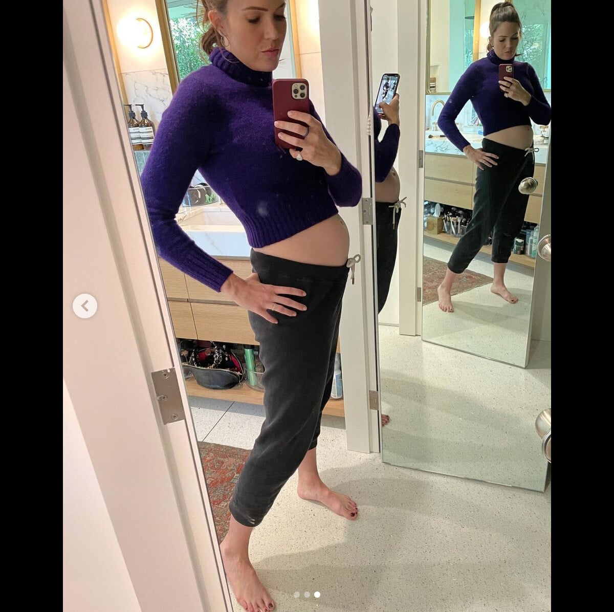 Vidéo : Mandy Moore, enceinte, parle de ses nausées matinales sur ...