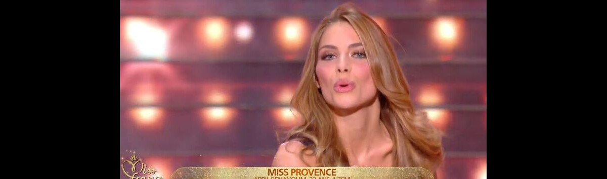 Photo : Miss Provence : April Benayoum - lors du défilé en maillot de ...