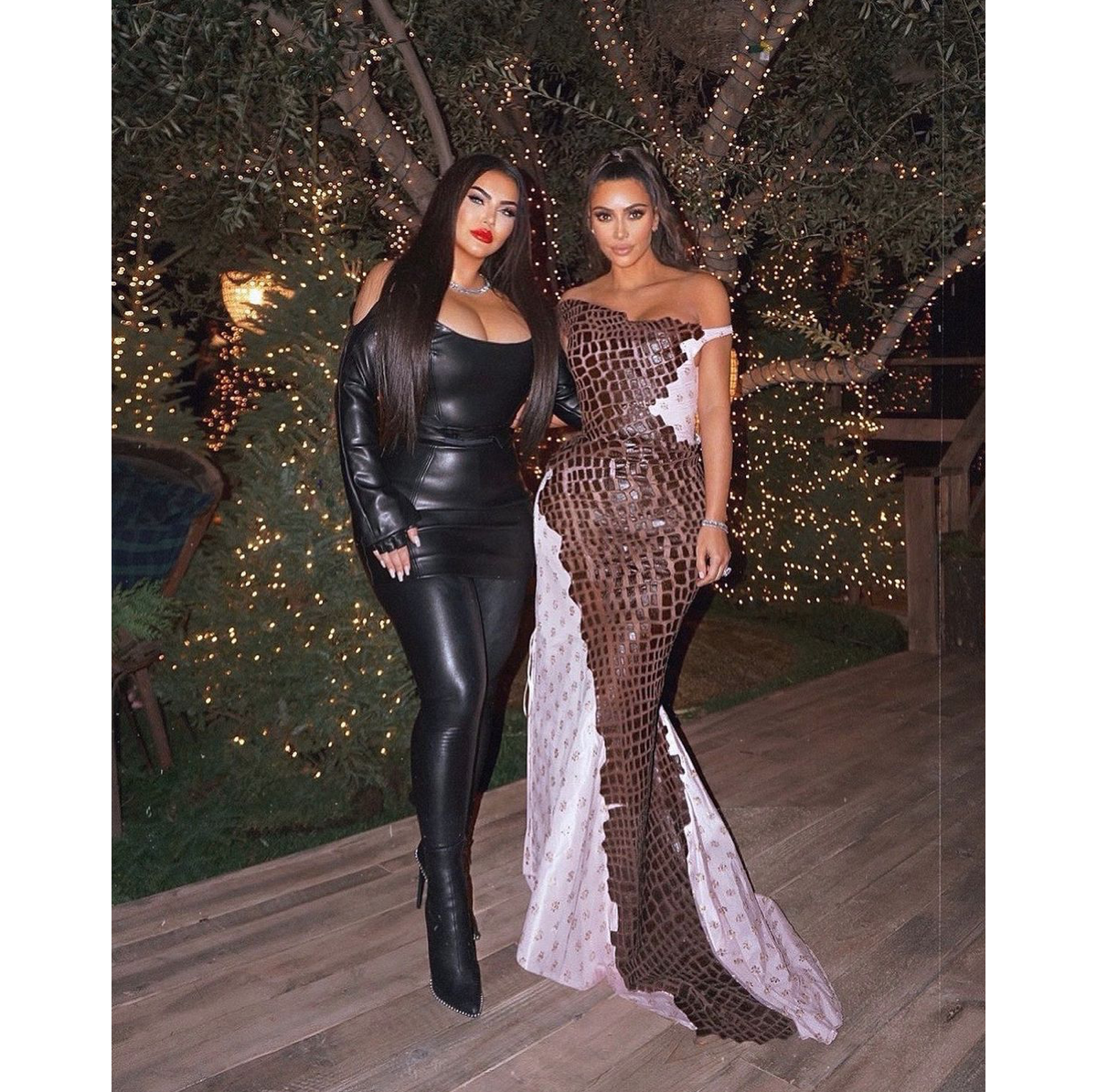 Photo : Hrush Achemyan et Kim Kardashian. Janvier 2020. - Purepeople