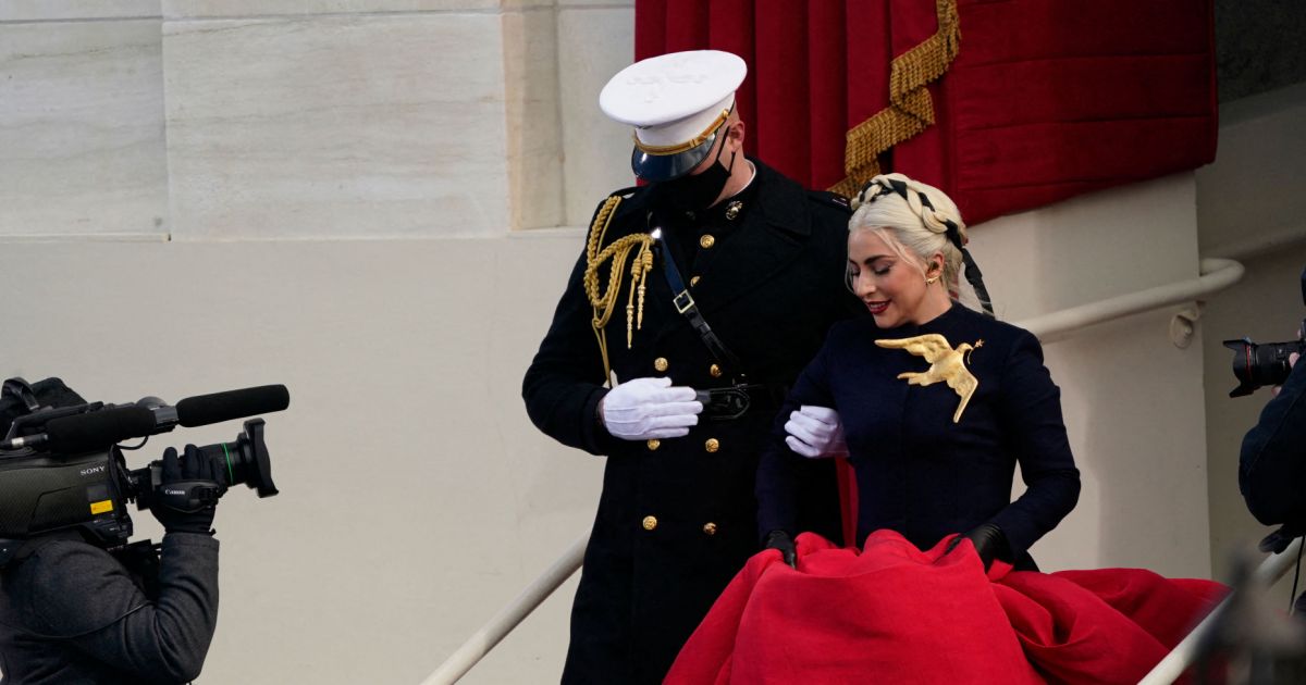Lady Gaga - Cérémonie d'investiture du 46e président des Etats-Unis Joe ...