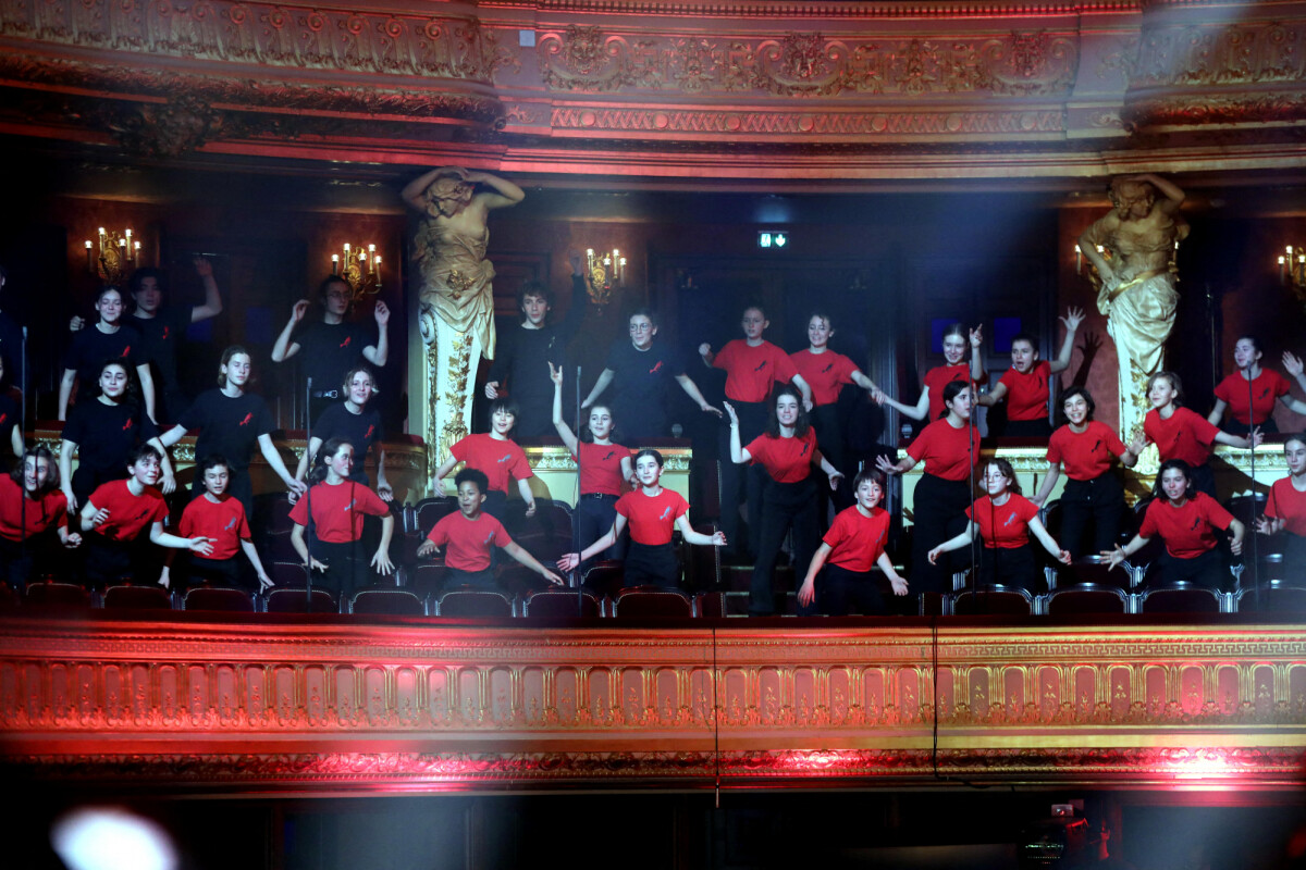 Photo : Exclusif - Maitrise populaire de l'Opéra Comique ...