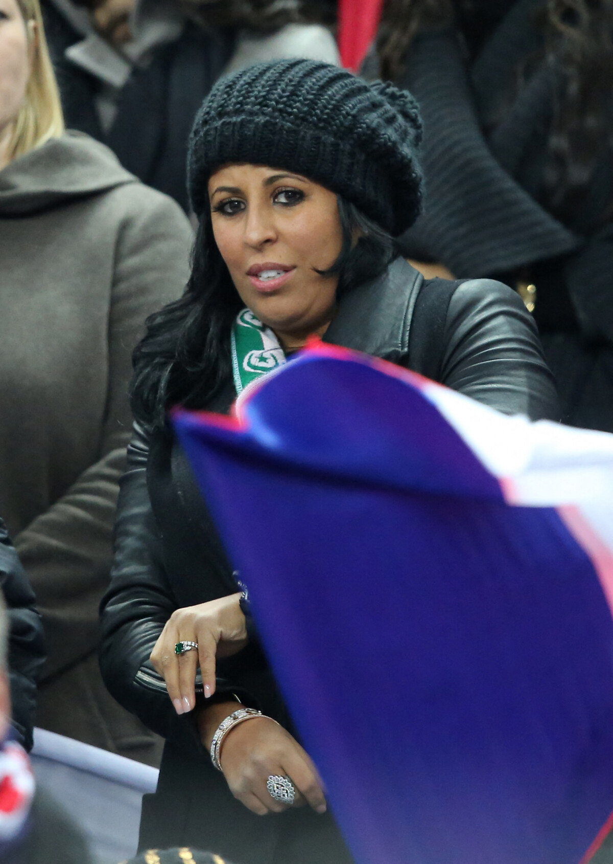 Photo : Wahiba Ribery (femme de Franck Ribery) - People asssitent a la ...