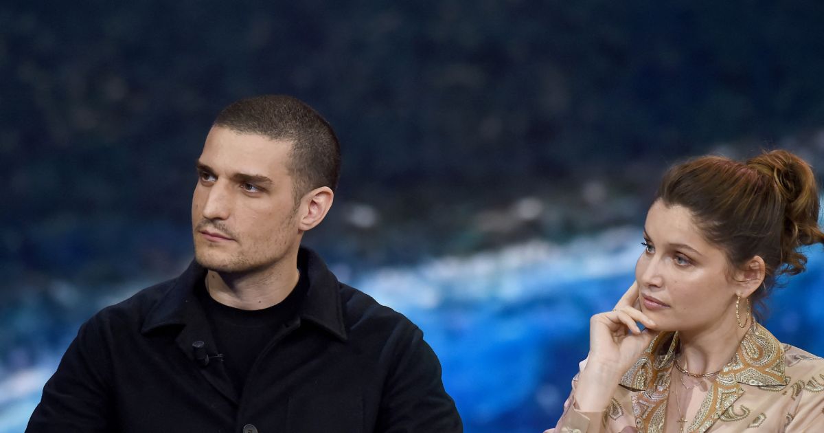 Louis Garrel et sa femme Laetitia Casta - Emission Che Tempo Che Fa à ...