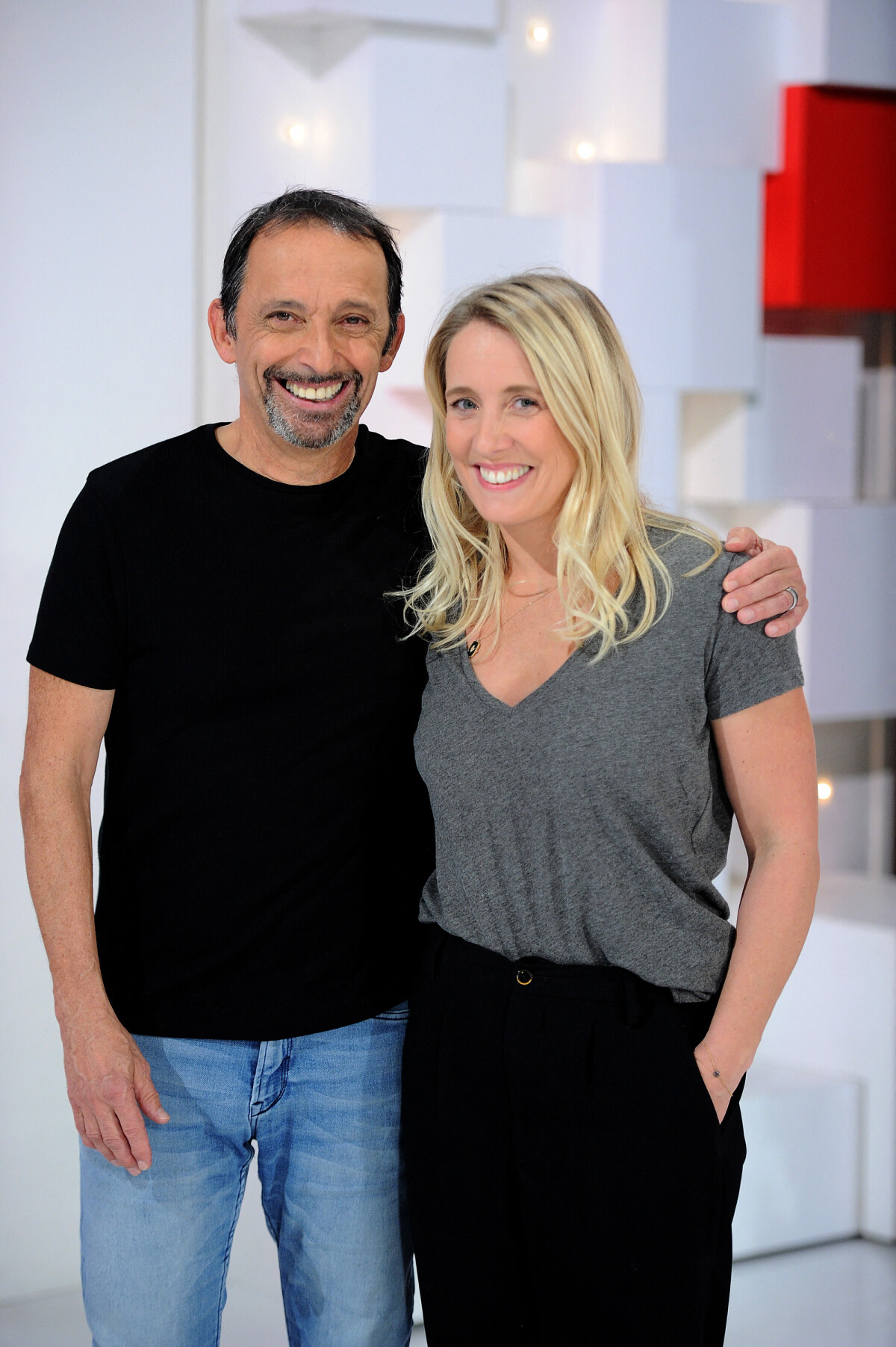 Photo : Exclusif - Eric Metayer et Andrea Bescond - Enregistrement de l ...