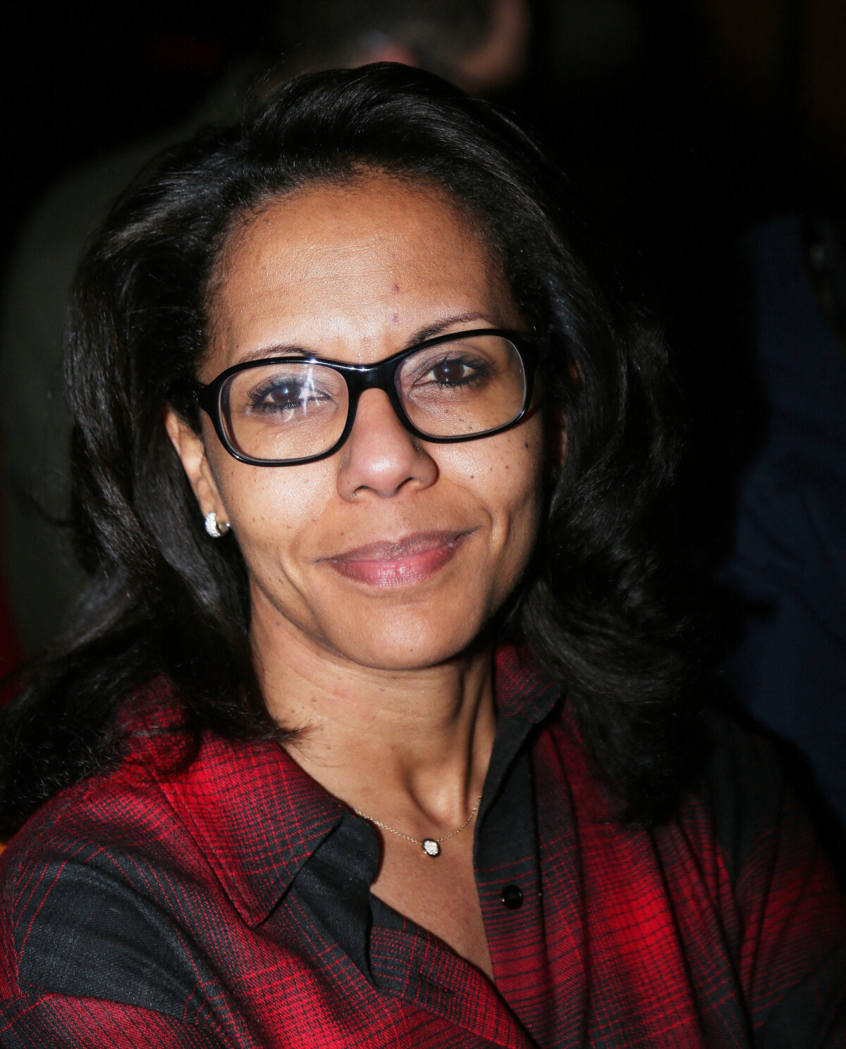 Photo : Audrey Pulvar lors d'un meeting de campagne de La maire de ...