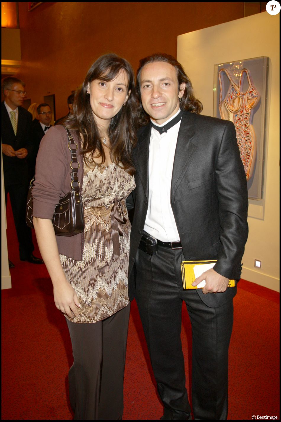 Philippe Candeloro et sa femme Olivia - Archives Paris. - Purepeople