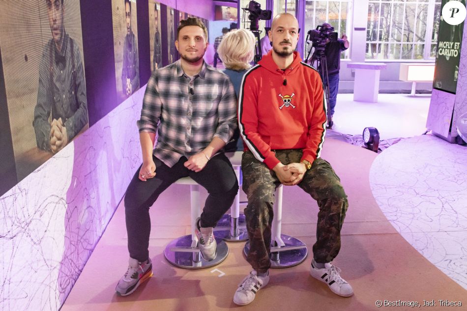 Exclusif - Carlito (Raphaël Carlier), McFly (David Coscas) à l'enregistrement de l'emission ...