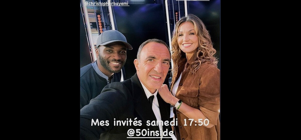 Photo : Christopher Bayemi, Nikos Aliagas et Nadia Farès dans une ...