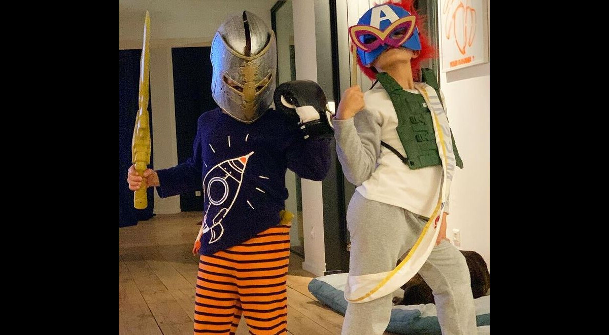 Photo : Charlie et Alphonse, les enfants d'Alessandra Sublet et Clément ...