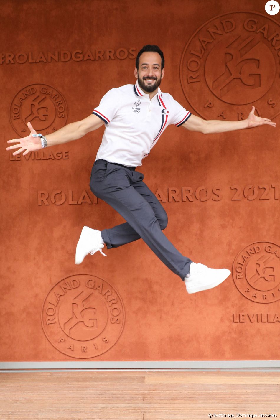 Mathieu Forget au village des Internationaux de France de tennis de ...