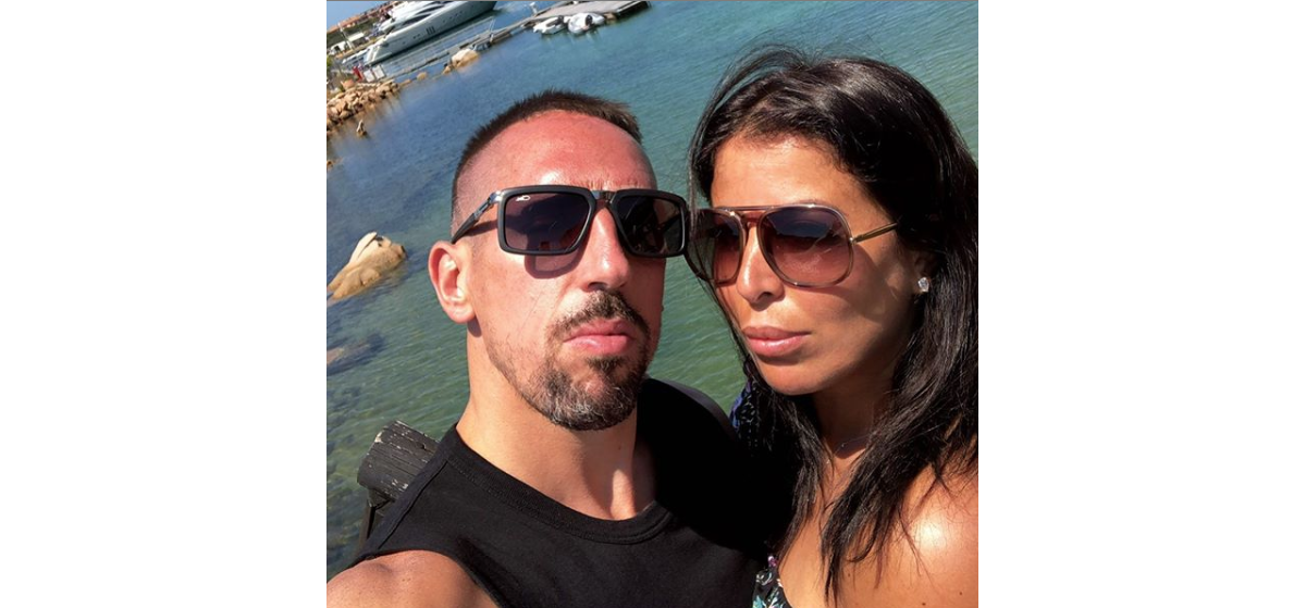 Photo : Franck et Wahiba Ribéry sur Instagram, le 3 septembre 2019 ...