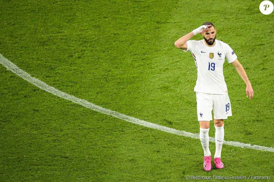 Karim Benzema ( 19 - France ) - Match de football de l'Euro 2020 à ...