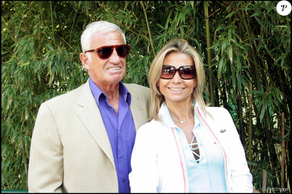 Jean-Paul et Natty Belmondo - Première journée des internationaux de ...