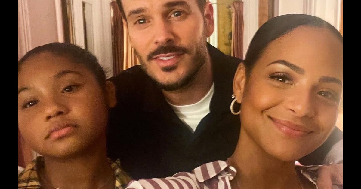 M. Pokora soutenu par Christina Milian et sa fille Violet pour une ...