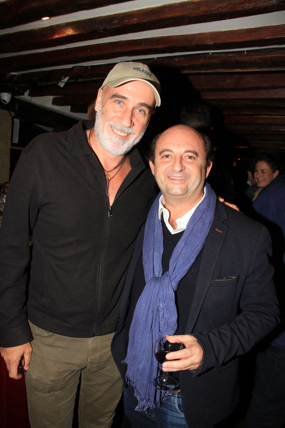 Photo : Pierre Azema, Jean-Louis Barcelona - Générale de la pièce "Deux ...