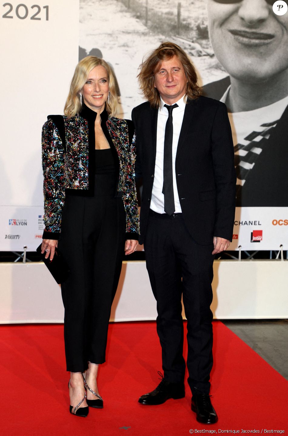 Léa Drucker et son compagnon Julien Rambaldi - Cérémonie d'ouverture du ...