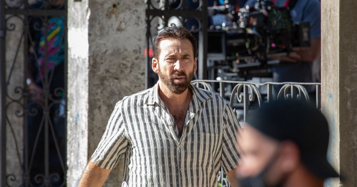 Exclusif - Nicolas Cage et Pedro Pascal sur le tournage de The ...