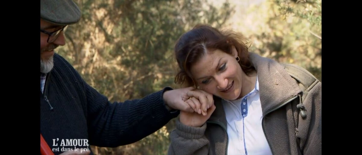 Photo : Franck et Anne-Lise dans "L'amour est dans le pré 2021" le 4 ...