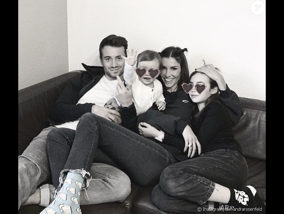 Hugo Clément, Alexandra Rosenfeld et ses filles Ava et Jim sur ...