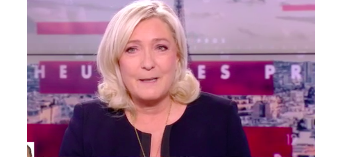 Vidéo : Marine Le Pen, invitée de CNews dans L'Heure des Pros, face à ...
