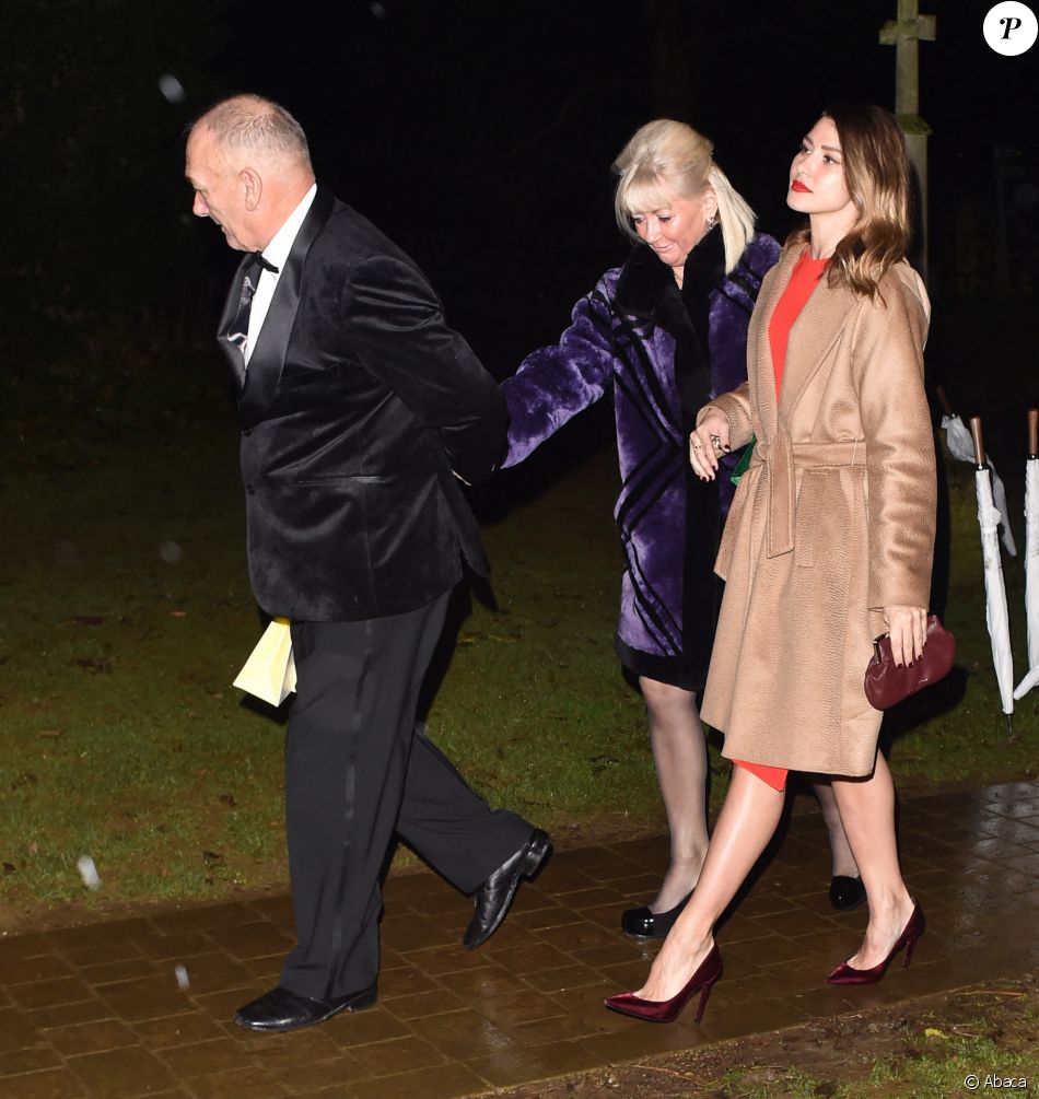 Ted Beckham, le père de David Beckham, et sa compagne Hilary Meredith à ...