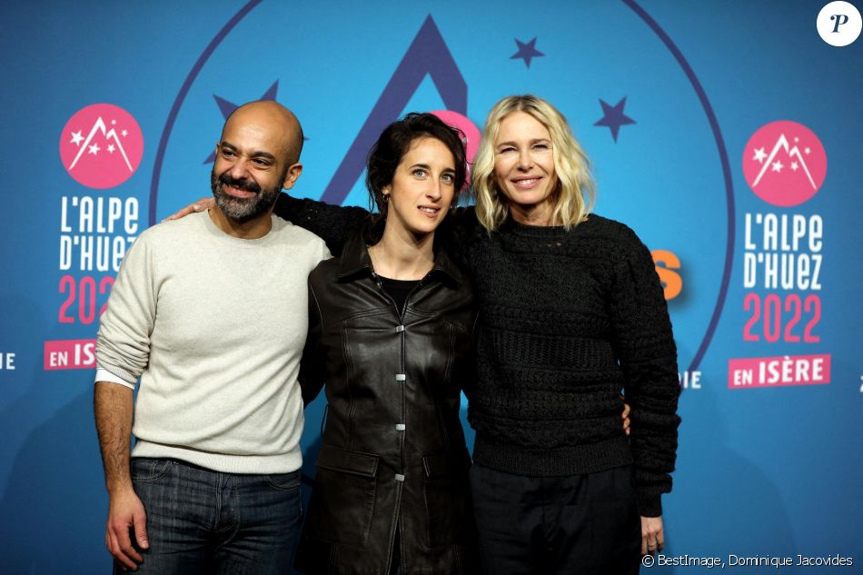 François Uzan, Agnès Hurstel et Pascale Arbillot au photocall de la ...
