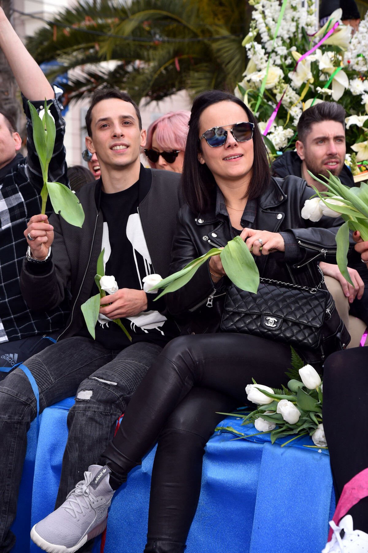 Photo : Grégoire Lyonnet et sa compagne Alizée . © Bruno Bebert ...