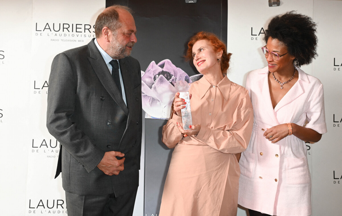 Photo : Eric Dupond-Moretti, Lou Jeunet (Laurier Fiction) et Rachel ...