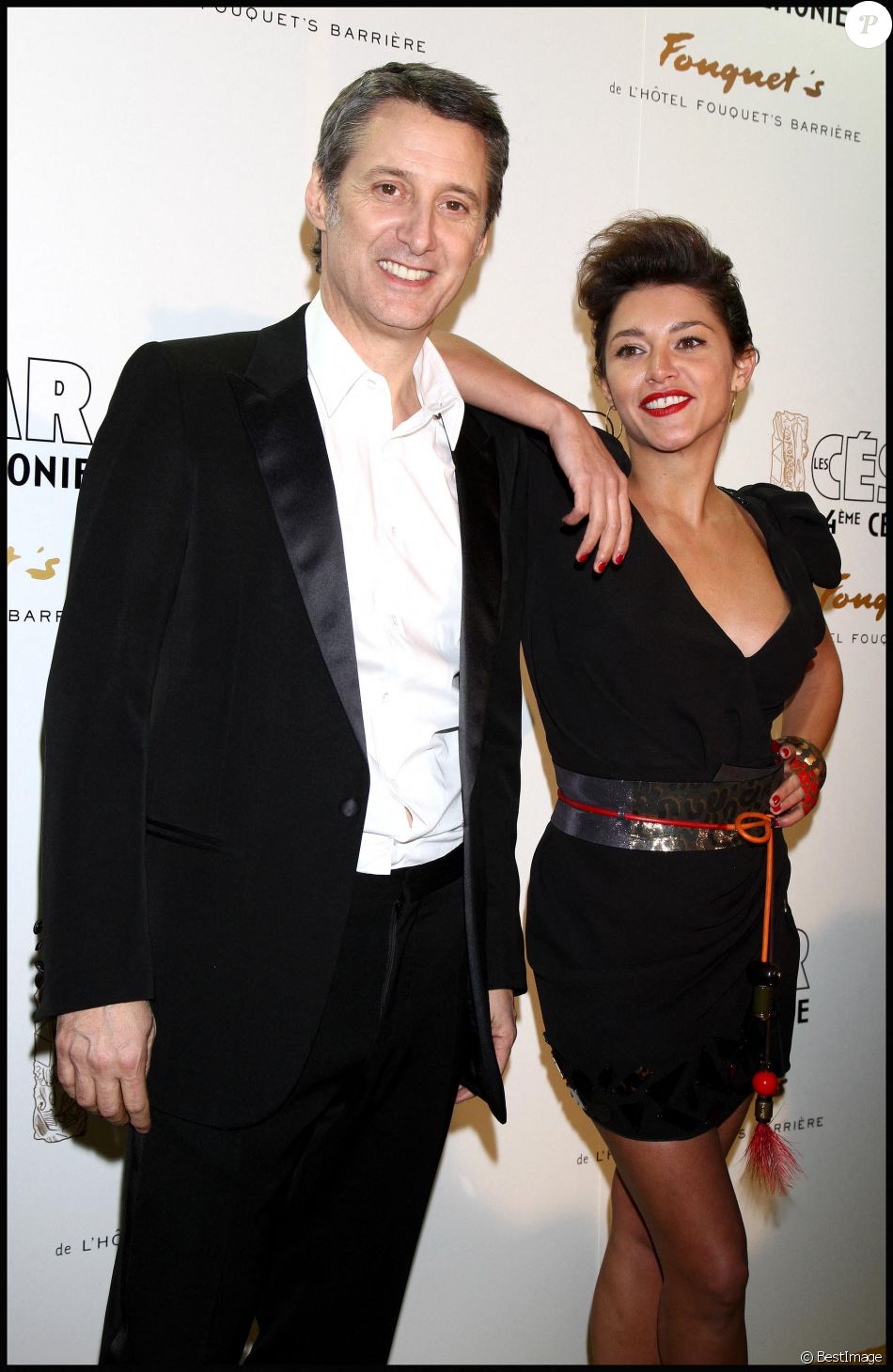 Antoine de Caunes et sa fille Emma de Caunes à la 34e cérémonie des ...