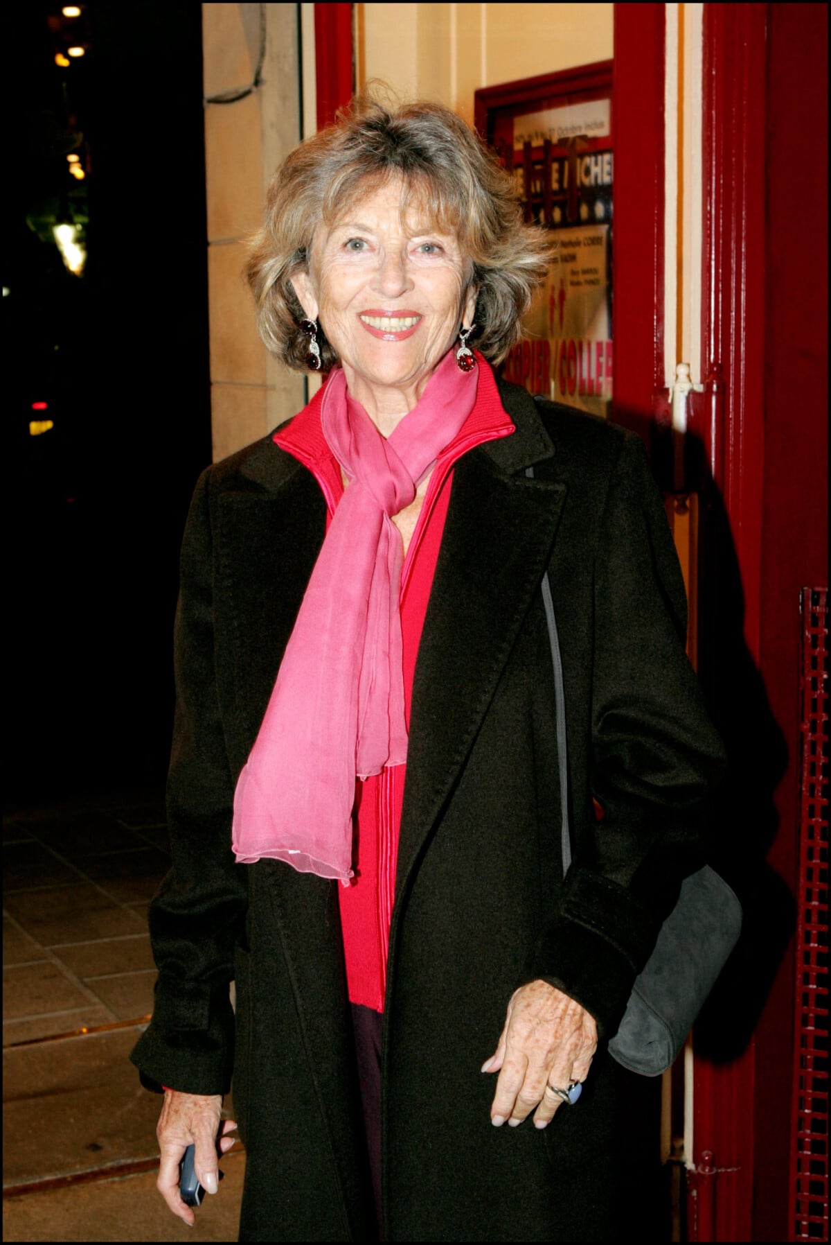 Photo : Nicole Courcel à la générale de la pièce Copier Coller au ...