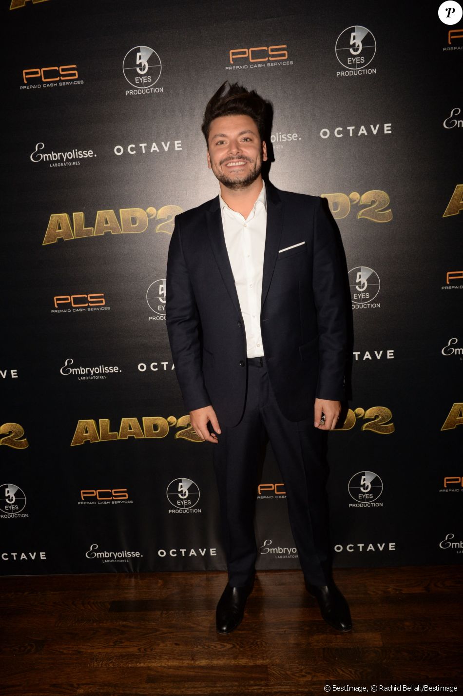 Kev Adams - Les célébrités posent lors de l'After Party du film Alad'2 au Club Haussman à Paris ...