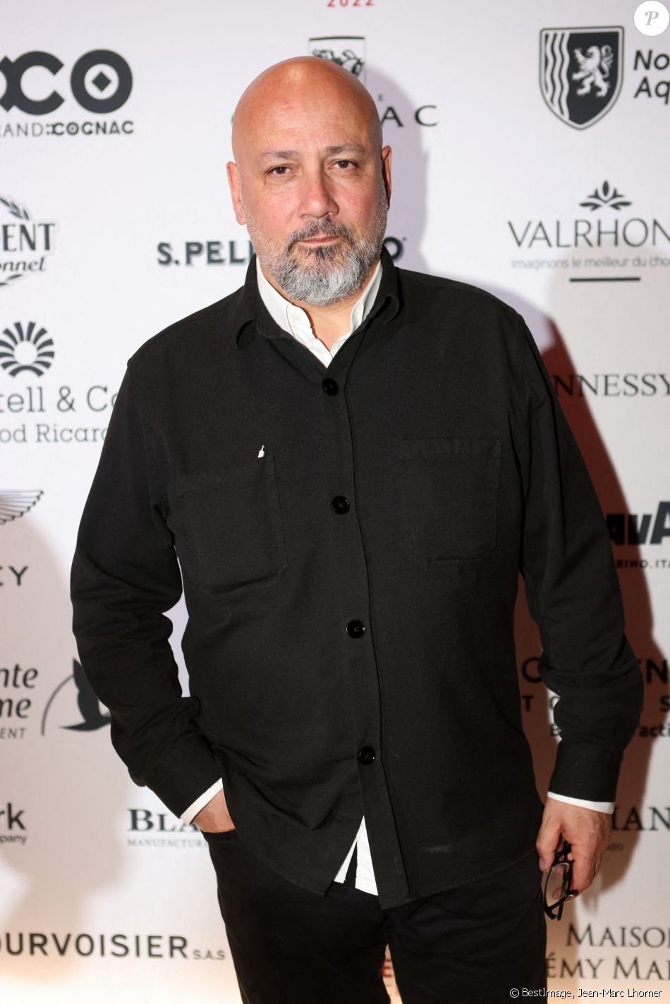 Le Chef Frédéric Anton au théâtre de Cognac lors de la cérémonie de ...