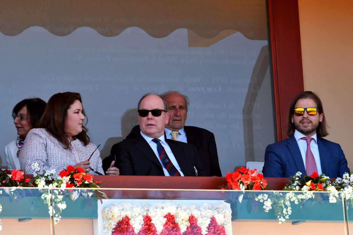 Photo : Mélanie de Massy, le prince Albert II de Monaco et Georg ...