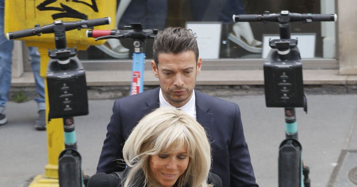 Exclusif - La première dame Brigitte Macron - Obsèques du pianiste ...