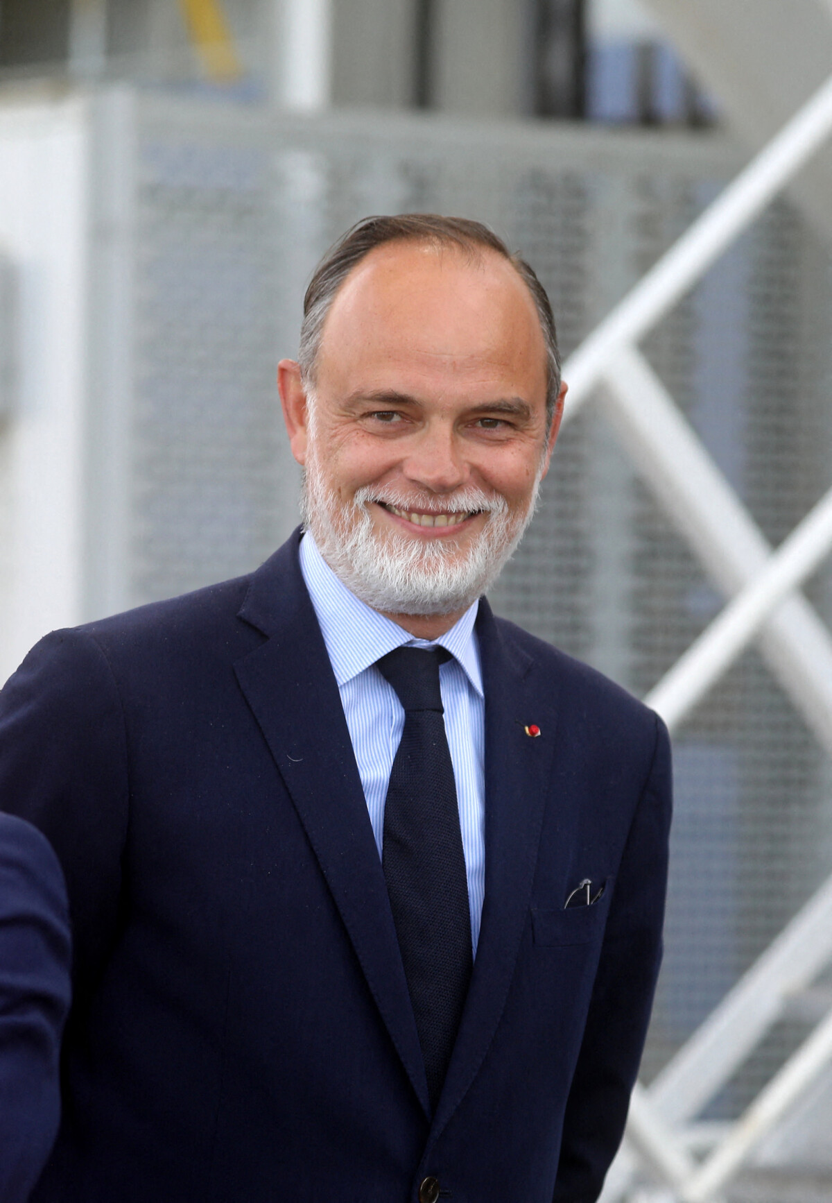 Photo : Edouard Philippe visitant les installations de HAROPA PORT sur ...