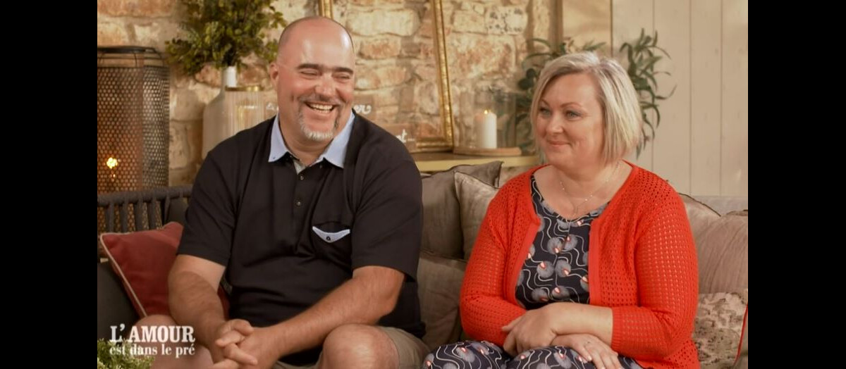 Photo : Franck et Cécile lors du bilan de "L'amour est dans le pré 2021 ...