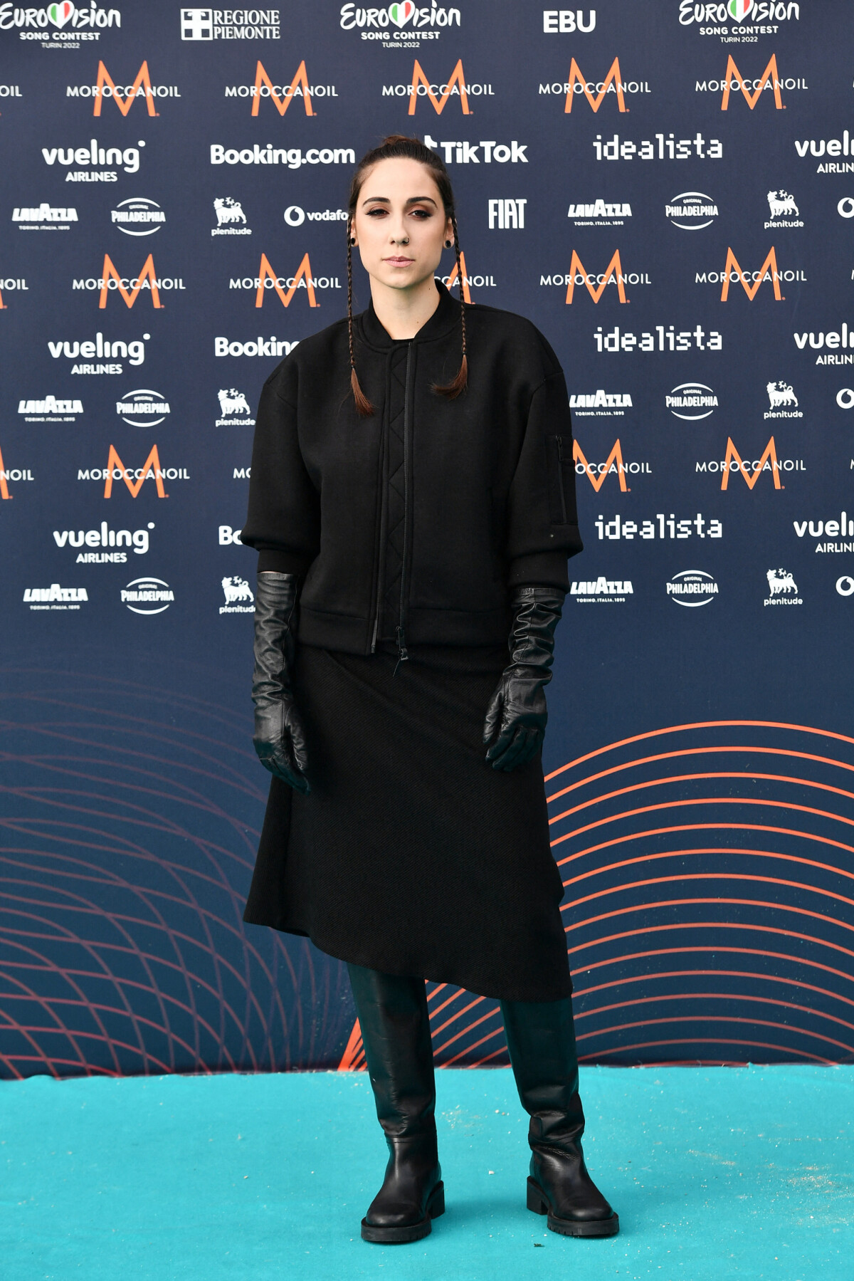 Photo : Macedonia del Nord: Andrea au photocall de "l'Eurovision 2022 ...