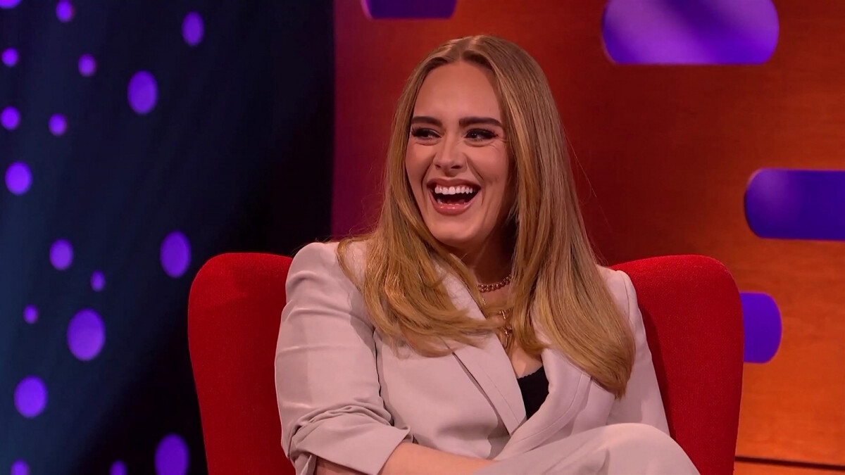 Photo : Adele sur le plateau de l'émission "The Graham Norton Show" à ...