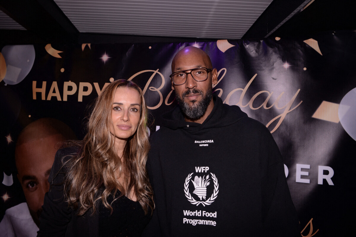 Photo : Nicolas Anelka et sa femme Barbara - Soirée d'anniversaire de ...