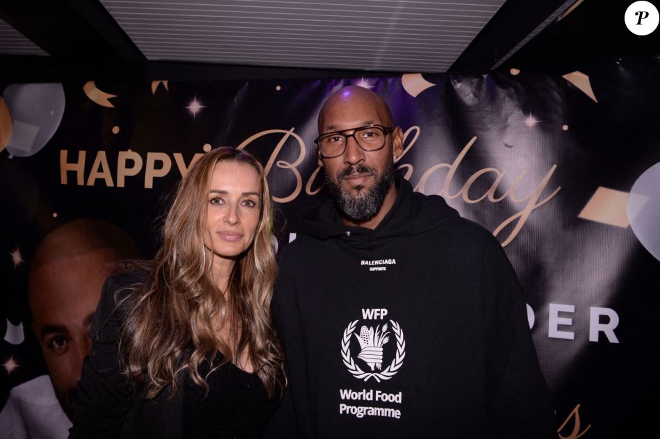 Nicolas Anelka et sa femme Barbara - Soirée d'anniversaire de Fouad Ben ...
