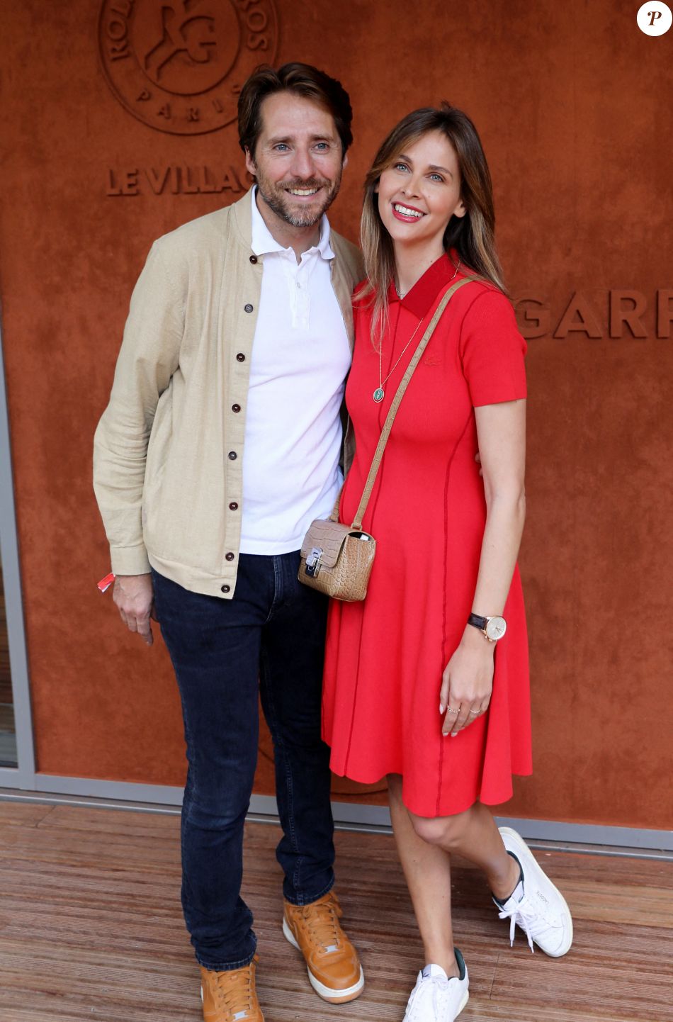 Mathieu Vergne et sa femme Ophélie Meunier - Personnalités au village ...