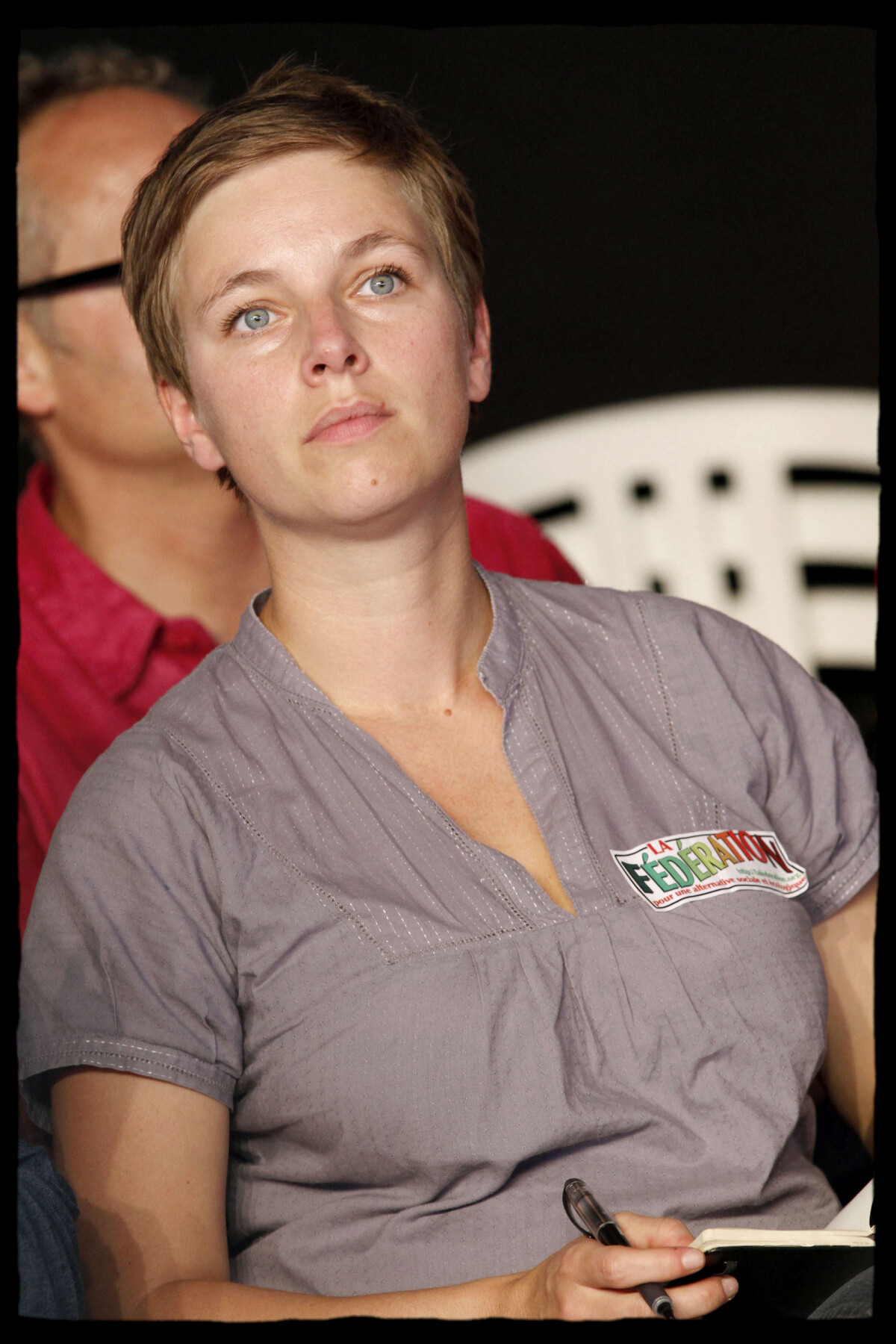 Photo : Clémentine Autain - Fête de l'Humanité à la Courneuve en 2007 ...