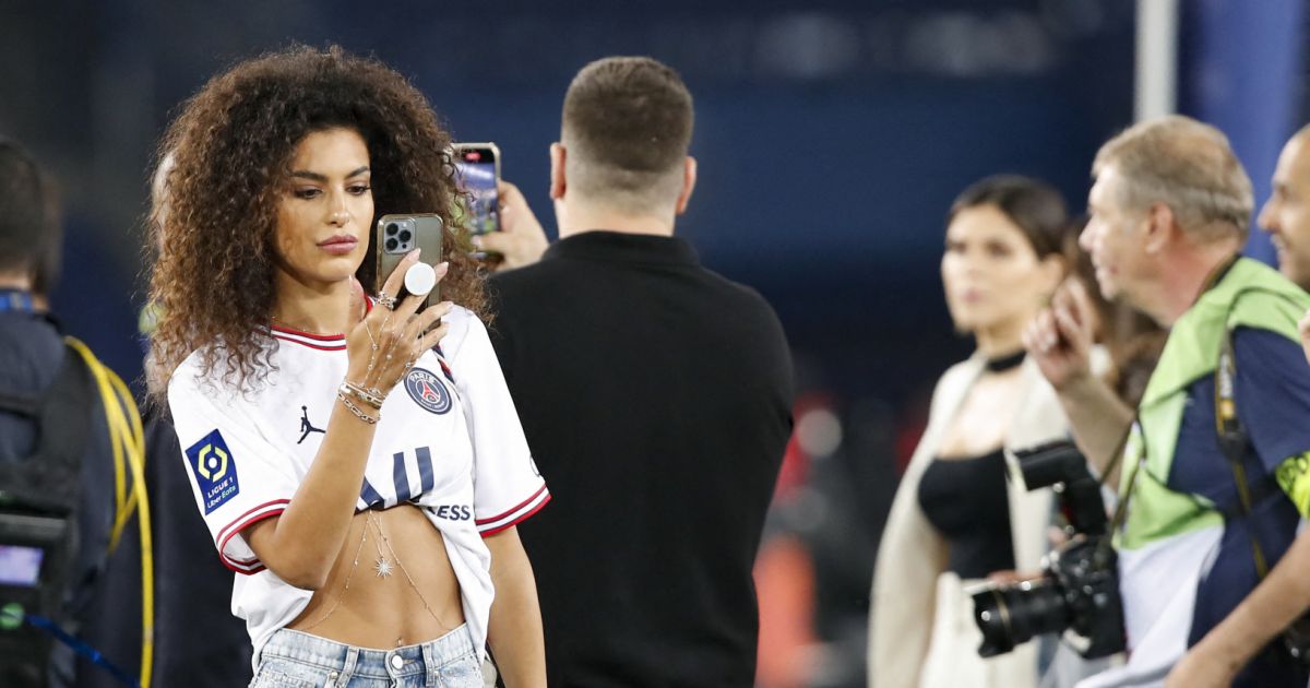 Jessica Aidi, Femme de Marco Verratti (PSG) - Football : Match Ligue 1 ...