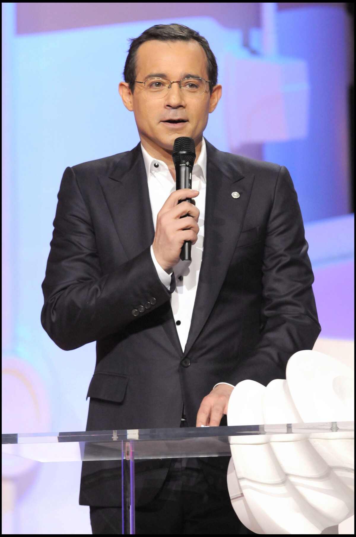 Photo : Jean-Luc Delarue aux 25e Victoires de la musique en 2010 ...