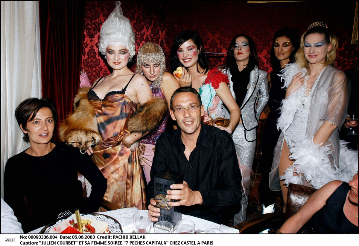 Photo : Soirée " 7 Péchés Capitaux " chez Castel - Julien Courbet et sa ...