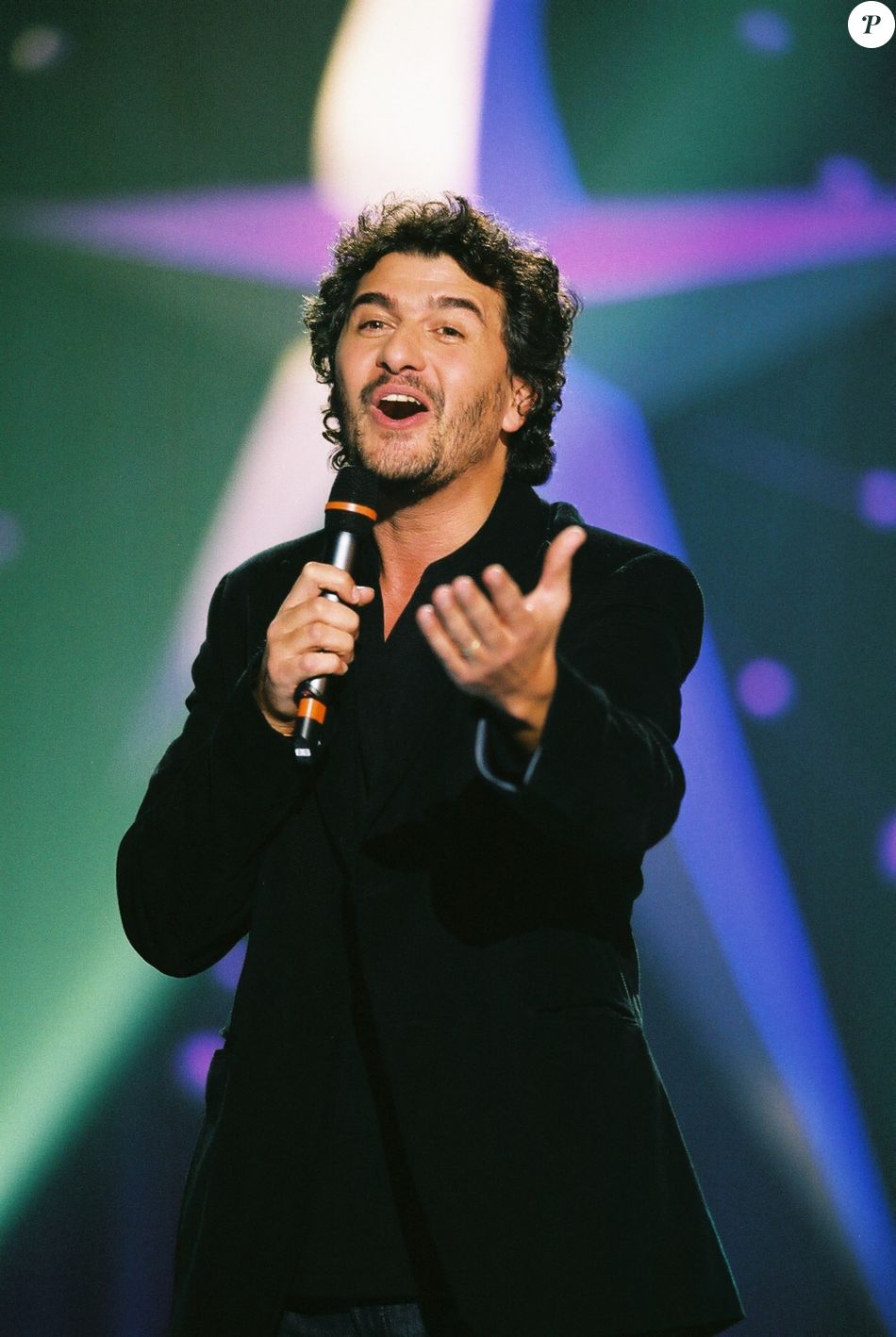 Le chanteur Daniel Levi le 20 septembre 2000 © Patrick Carpentier ...