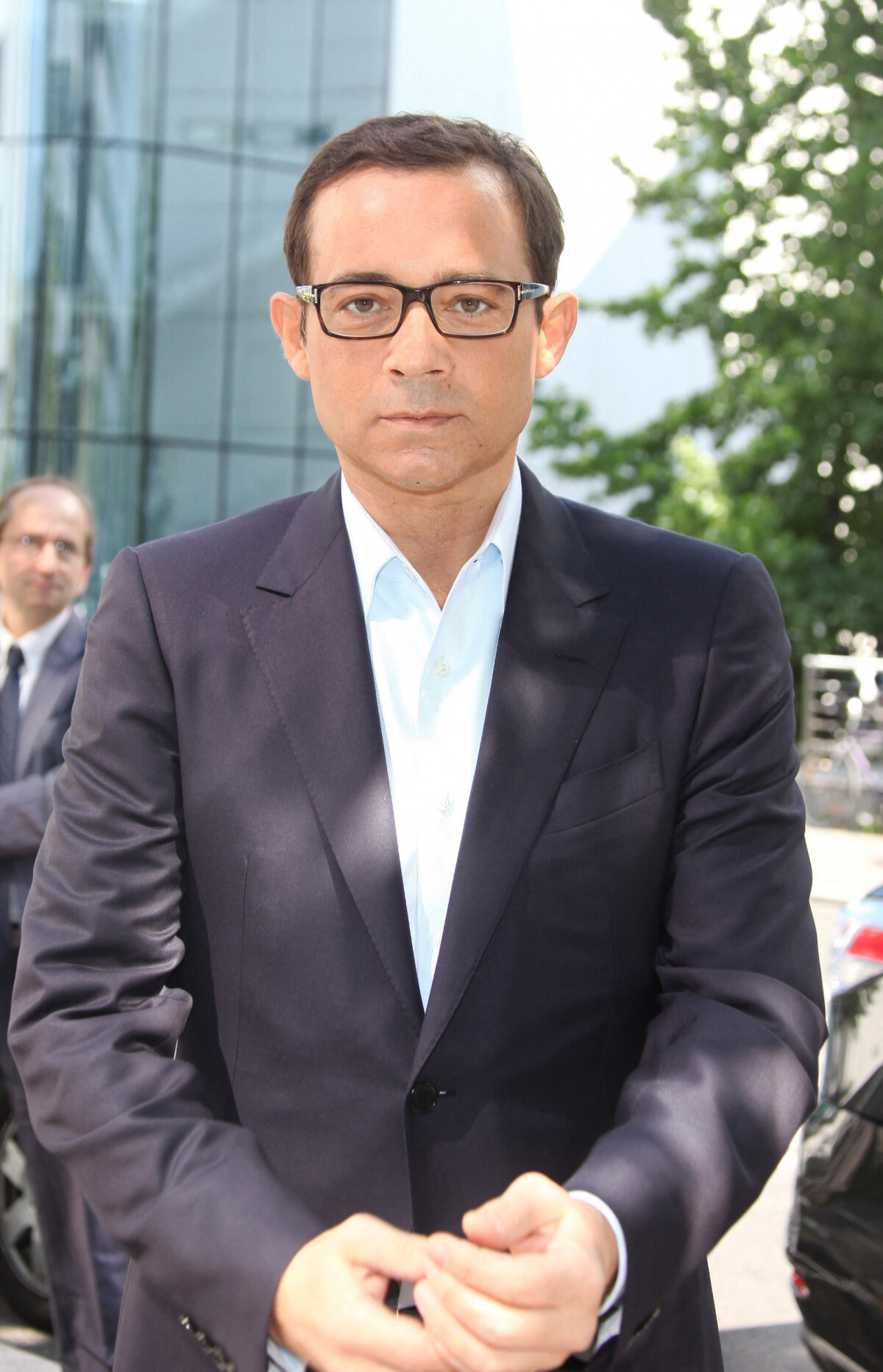 Photo : Jean-Luc Delarue arrive à la conférence de presse de rentrée de ...