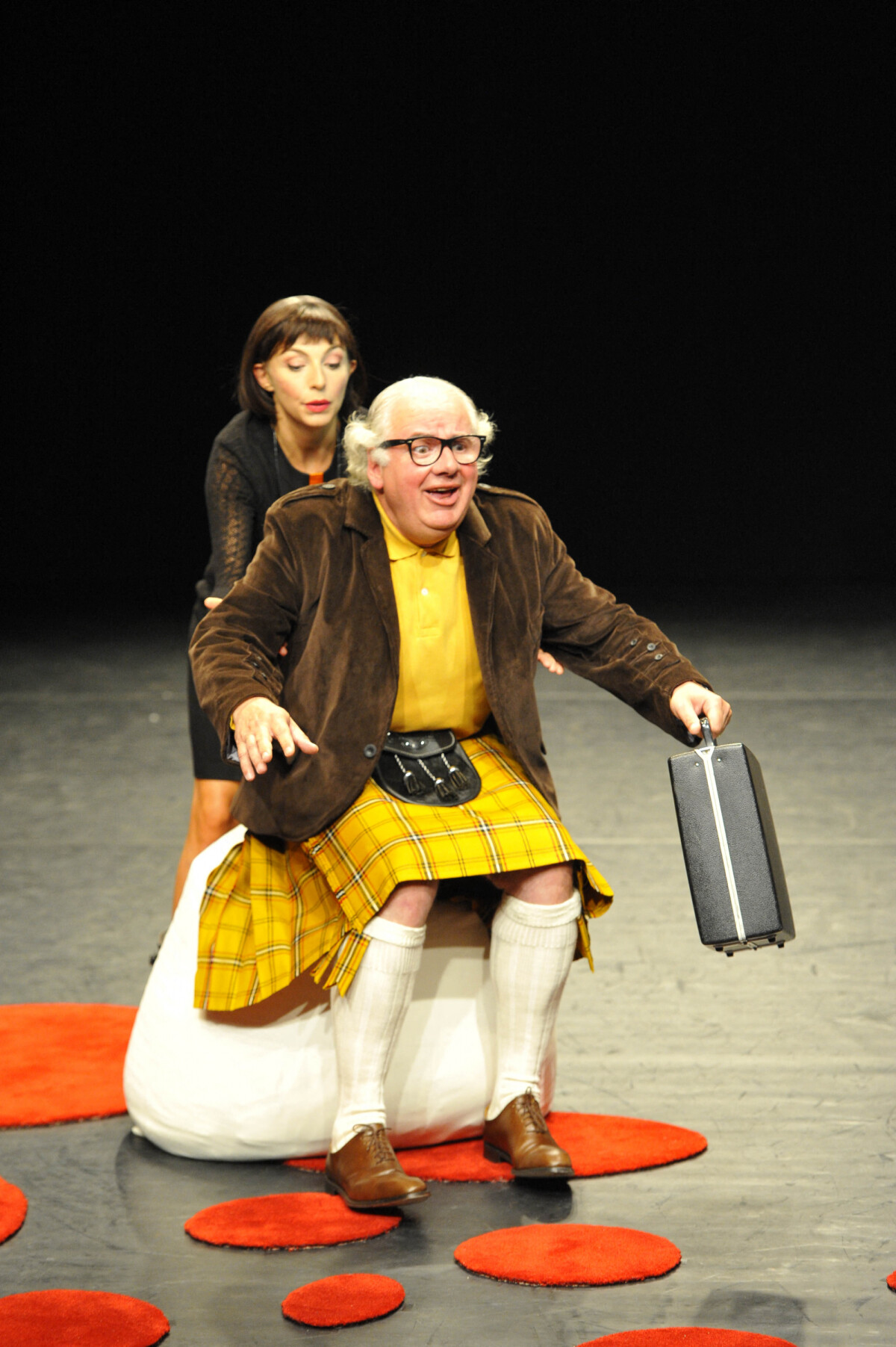 Photo : Eric Prat et Amélie Etasse - Filage de la pièce "Doris Darling ...