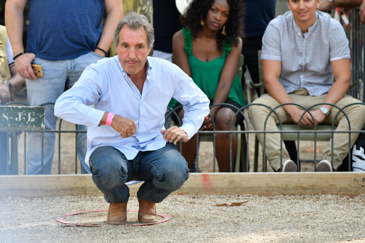 Photo : Exclusif - Jean-Jacques Bourdin lors du tournoi de pétanque des ...